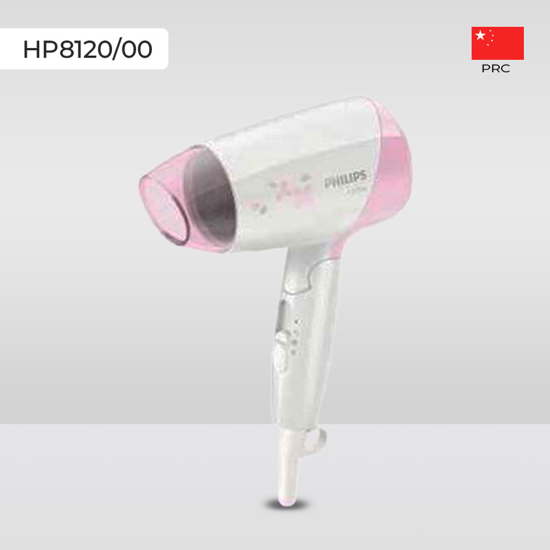 Philips Hair Dryer HP8120/00 – 1200W with ThermoProtect & Foldable Handle