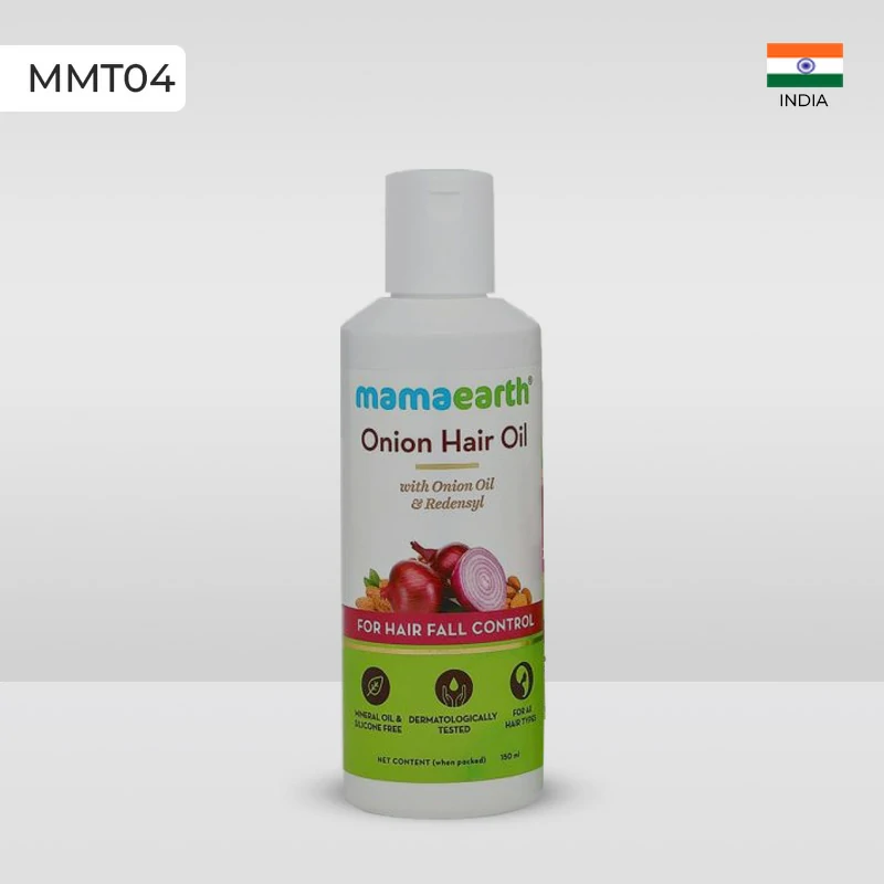 Mamaearth Onion Hair Oil for Regrowth & Hair Fall Control 150ml