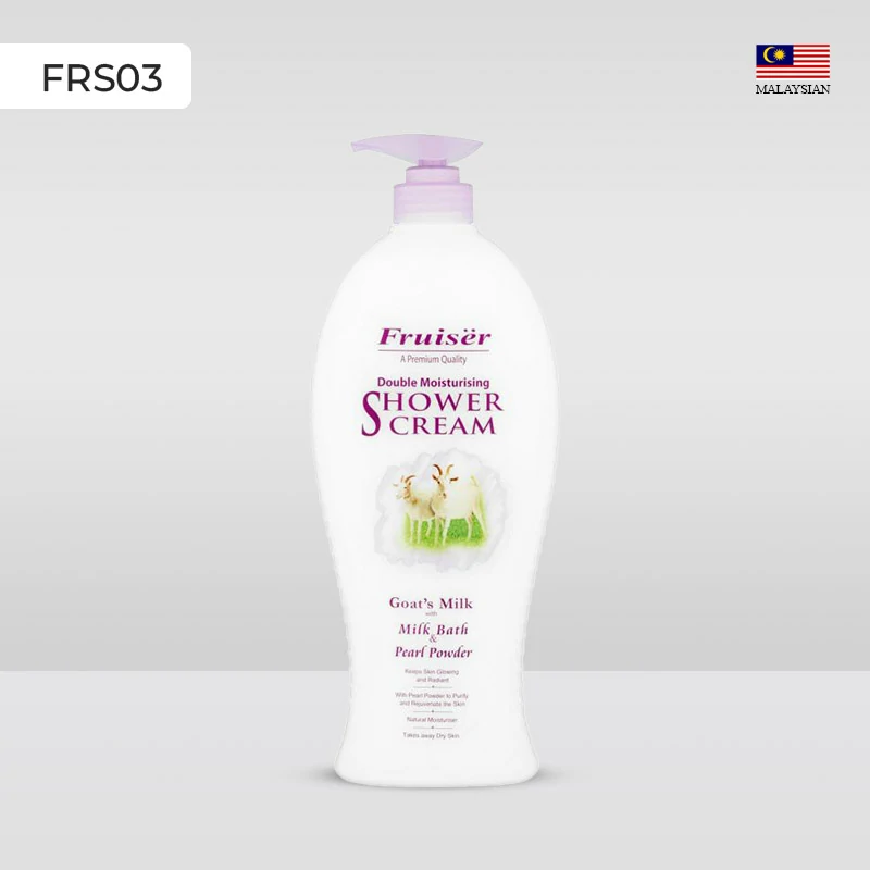 Fruiser Goat's Milk & Pearl Shower Cream - 1000ml