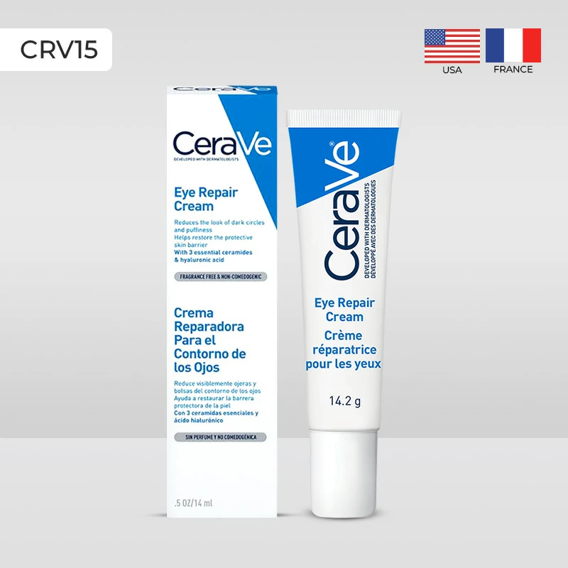 CeraVe Eye Repair Cream for Dark Circles and Puffiness 14ml | Hydrating ...