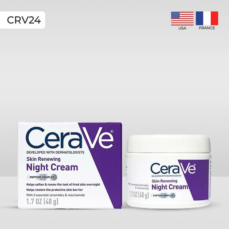 CeraVe Skin Renewing Night Cream 48g | Hydrating Nighttime Skincare