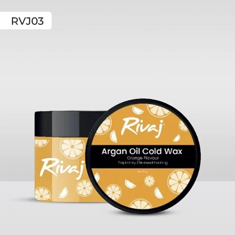 Rivaj Argan Oil Cold Wax Orange Extract 200g | Smooth and Revitalized ...