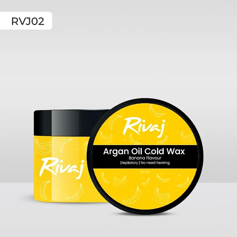 Rivaj Argan Oil Cold Wax with Orange Extract - 200g - Beauty Harbour.lk