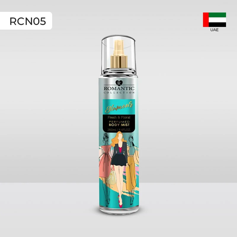 Romantic Collection Glamour Body Mist - 250ml - Beauty Harbour.lk