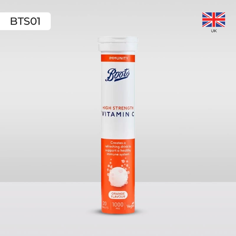 Boots High Strength Vitamin C 1000 mg Effervescent | 20 Tablets