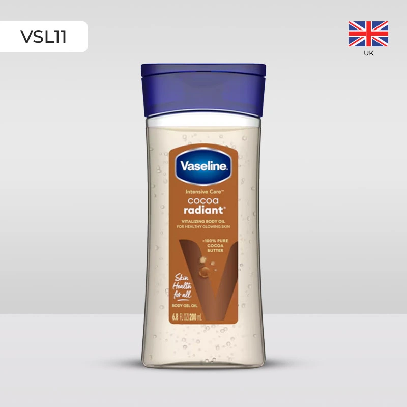 Vaseline Cocoa Radiant Body Gel Oil 200 ml | 24H Hydration