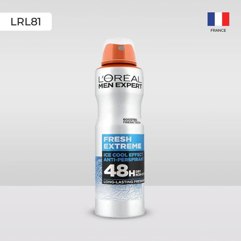 L’Oréal Men Expert Fresh Extreme Antiperspirant Spray | Long-Lasting Spray