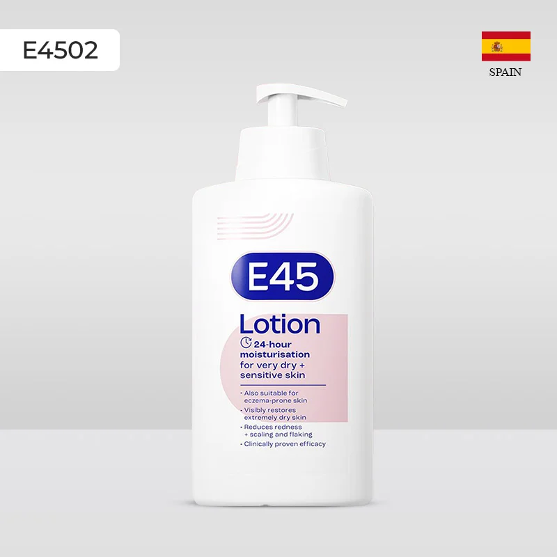 E45 Lotion 24-Hour Moisturisation for Very Dry & Sensitive Skin | 24 ...
